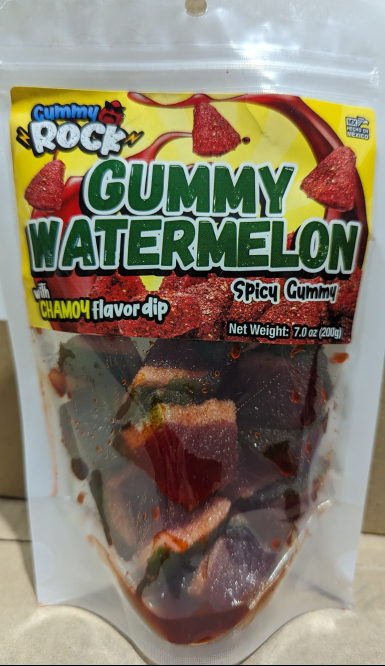 Rock Gummy Watermelon | Latin Tyme Foods