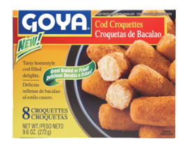 Goya Croquettes de Cod fish | Latin Tyme Foods