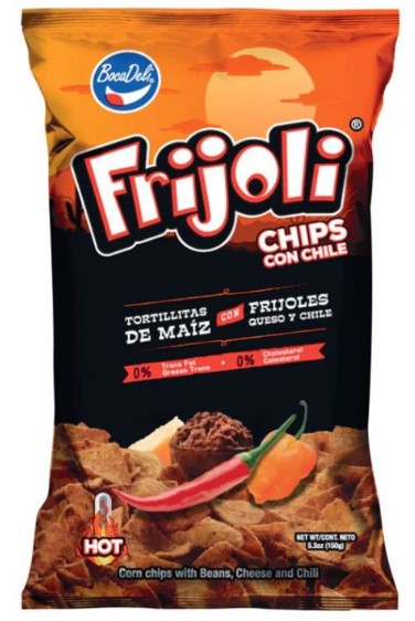 Bocadeli Frijoli CHILE Chips | Latin Tyme Foods