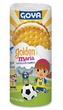 4914- Goya Galletas Maria Sandwich vainilla 24/5.01oz | Latin Tyme Foods