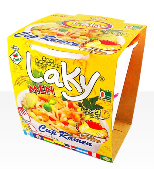LAKY Soup / Sopa GALLINA 12/2.65oz-CUP | Latin Tyme Foods