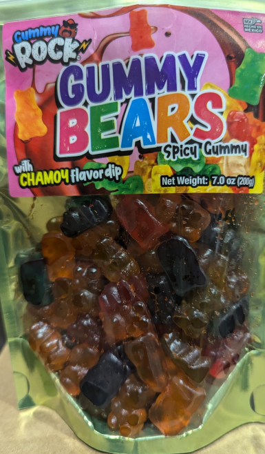 ROCK Gummy BEARS 1/1 bag 7oz | Latin Tyme Foods
