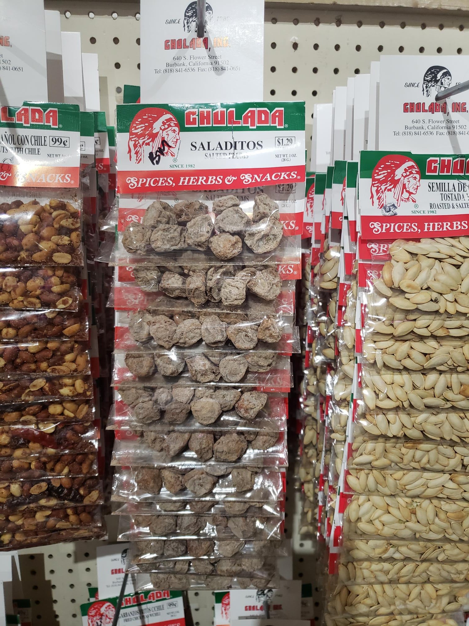 Chulada Saladito Plain (Salted Plums) 12 units | Latin Tyme Foods