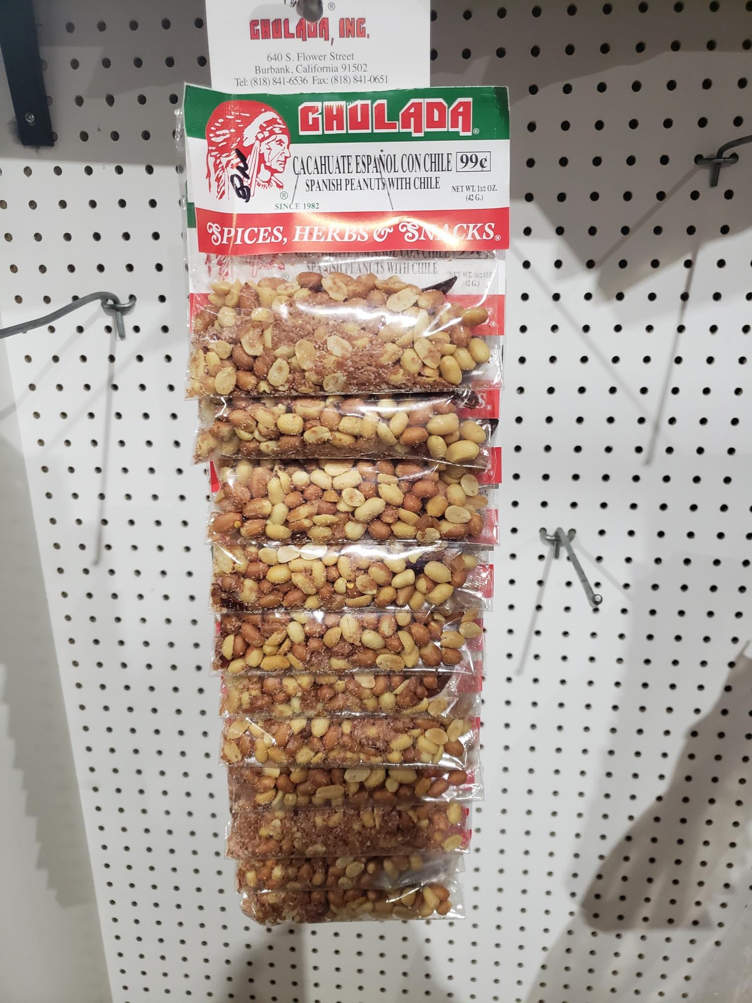 Chulada Cacahuate Con Chile (Peanuts with Chile) 12 units | Latin Tyme ...