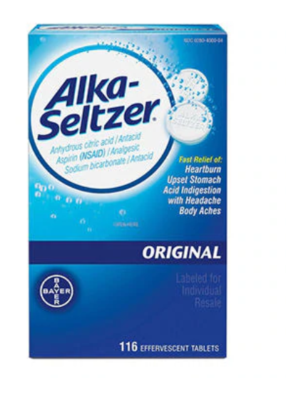 Alka-Seltzer Original Display de 100 ct | Latin Tyme Foods