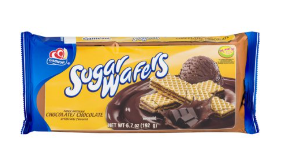 Gamesa Sugar Wafers Chocolate 12/7 | Latin Tyme Foods