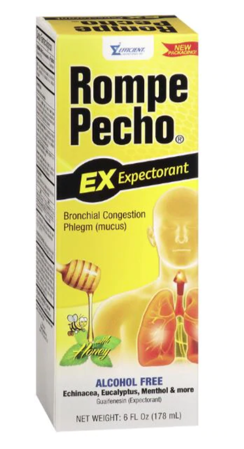 Rompe Pecho (CF) Cough and Flu Syrup | Latin Tyme Foods