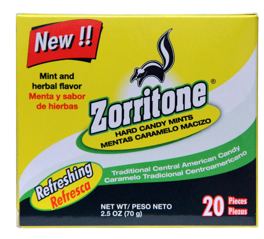 Zorritone Caramelos Menta | Latin Tyme Foods